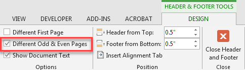 Margins for Bound Documents